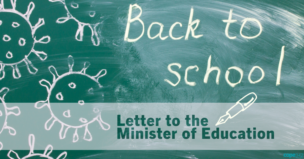 CUPE s Letter To The Minister Of Education Ahead Of Final School Re cupe-s-letter-to-the-minister-of-education-ahead-of-final-school-re